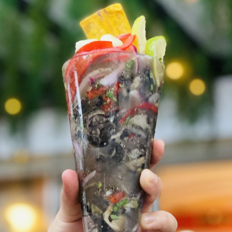Ceviche de Concha Negra – La Cevicheria Peruvian Cuisine – Sirviendo ...